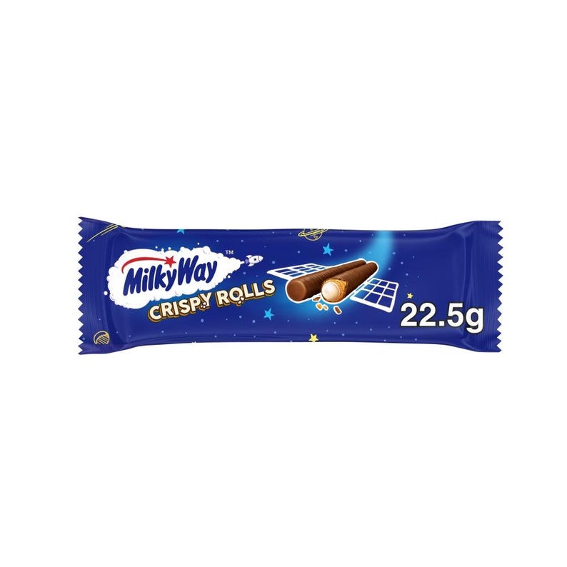 Milky Way Milk Chocolate Crispy Rolls 22.5g 24 X 22.5g Packs - Etsy ...