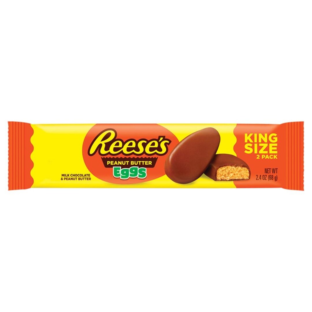 Reese's Peanut Butter Eggs King Size 68g X 24 - Etsy