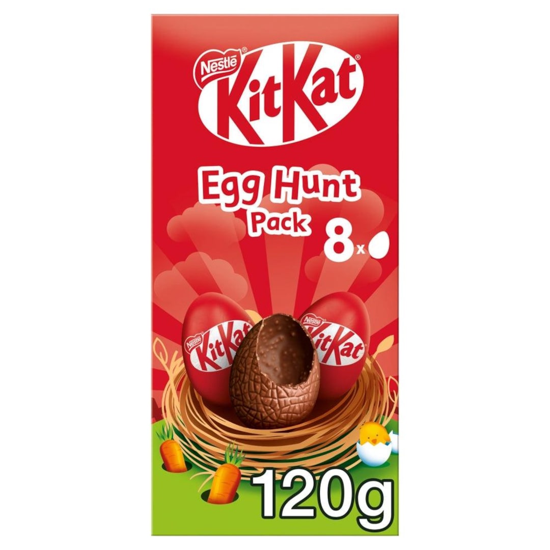 Kit Kat Milk Chocolate Easter Egg Hunt Box 120g - Etsy