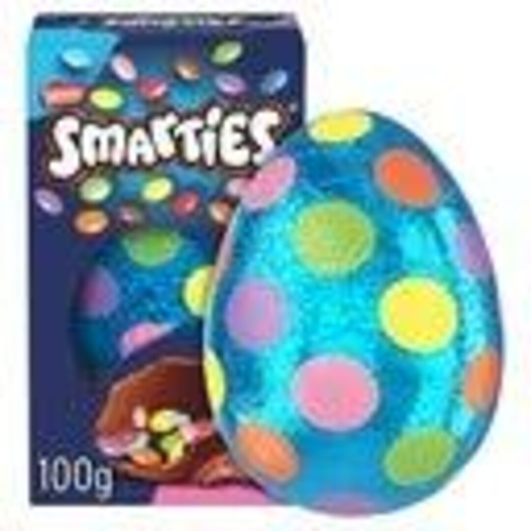 Smarties Milk Chocolate Small Easter Egg 110g X 12 - Etsy