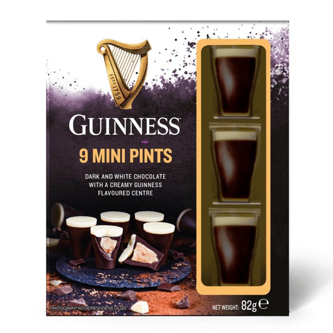Guinness Chocolate Mini Pints Box 82g 1 X 82g Box - Etsy