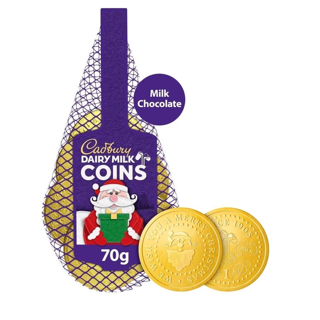 Cadbury Dairy Milk Chocolate Coins Net 70g X 54 Nets - Etsy