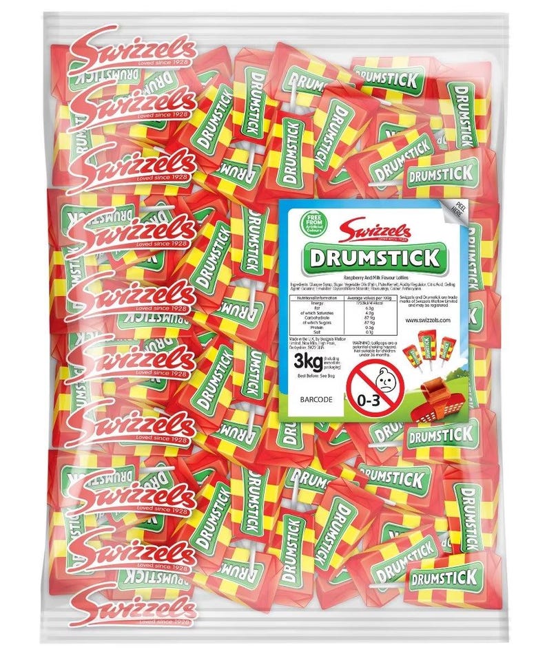 Swizzels Drumstick Lollies 3kg - Etsy