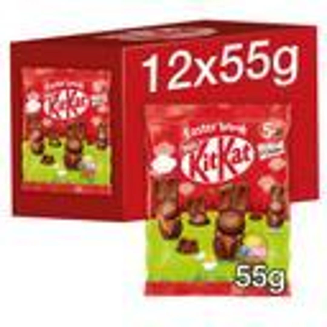 Kit Kat Bunny Milk Chocolate Easter Figure Sharing Bag 12 X 55g Bags - Etsy