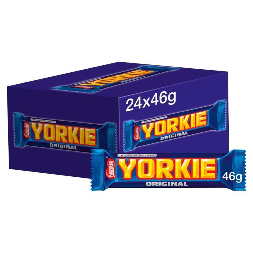 Yorkie Milk Chocolate Bar 46g 24 X 46g Bars - Etsy
