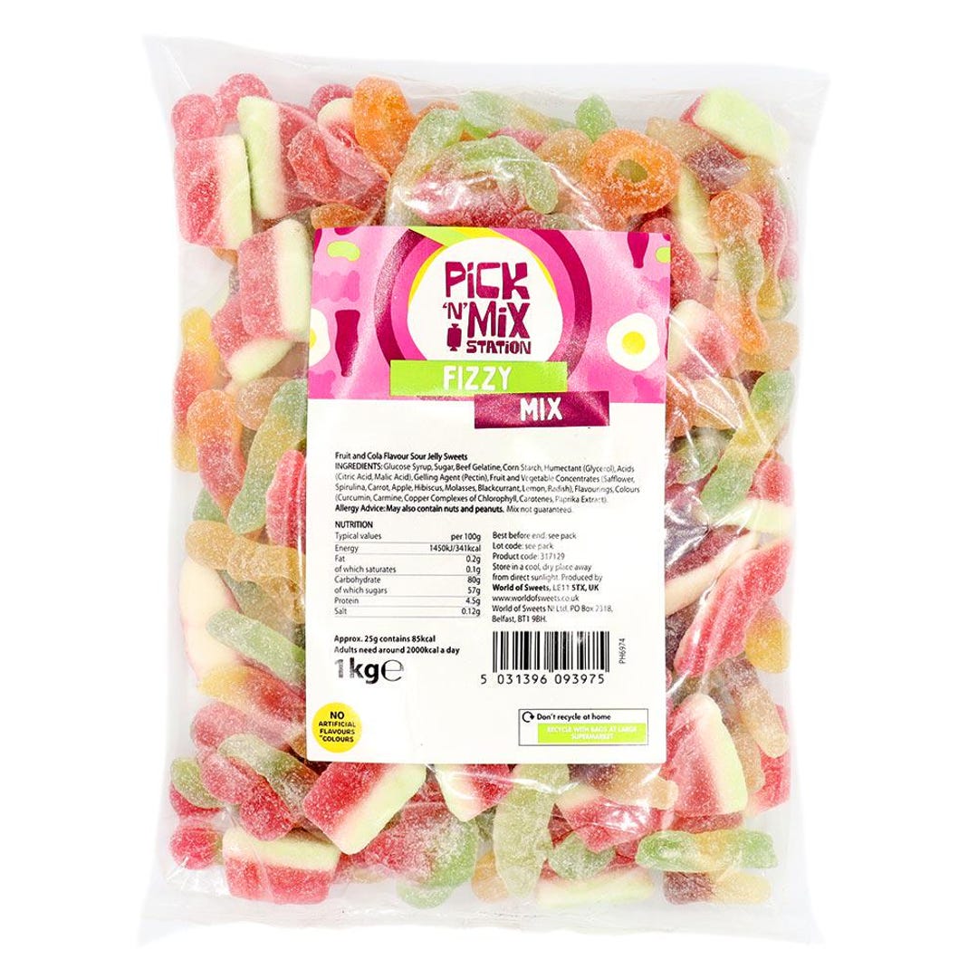Pick N Mix Station Fizzy Mix Bag 1kg - Etsy