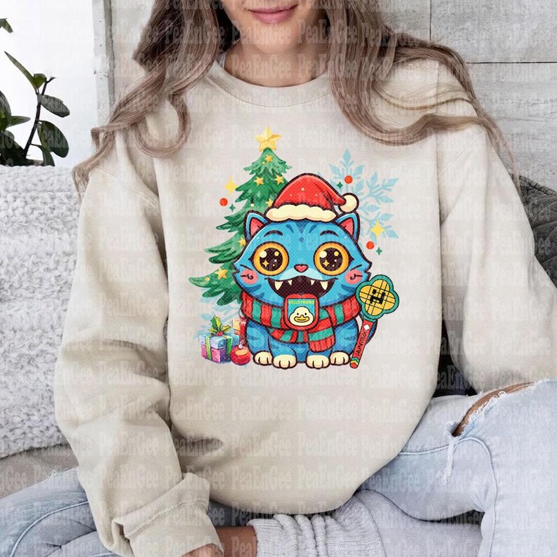 Christmas Derpy Tiger PNG: Kpop Huntrix Fan Design (digital Download ...