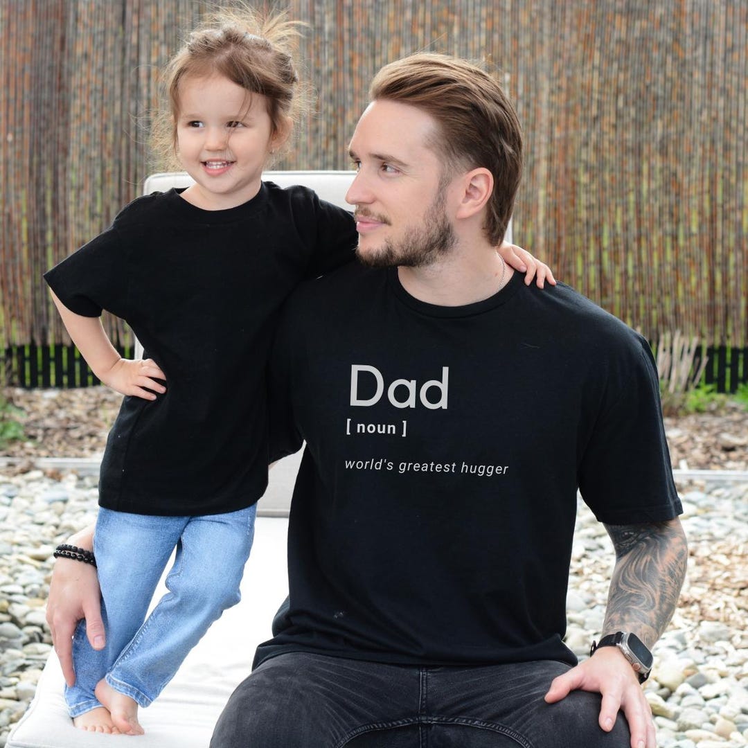 Dad Definition Shirt: World's Greatest Hugger Tee - Etsy