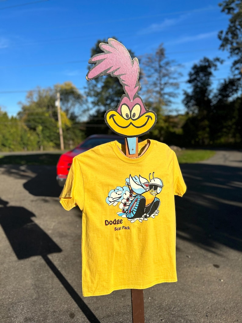 Dodge Scat Pack T Shirt Yellow Mopar - Etsy