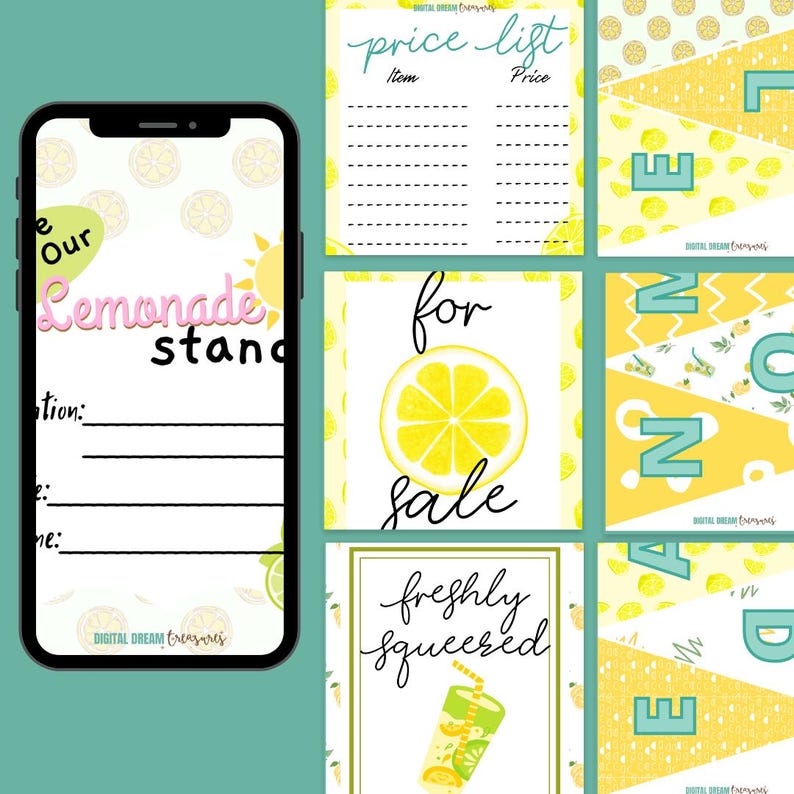 Lemonade Stand Kit - Etsy