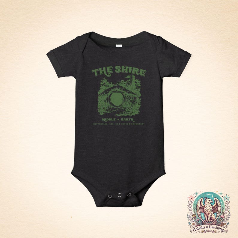 The Shire Baby Onesie Lord of the Rings - Etsy