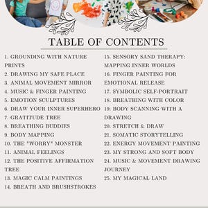 Somatic Art Therapy for Children. 25 Creative Exercises for Emotional ...