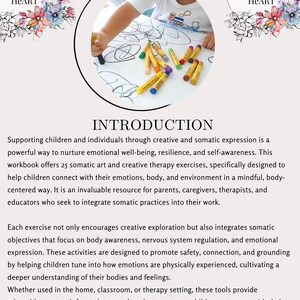 Somatic Art Therapy for Children. 25 Creative Exercises for Emotional ...