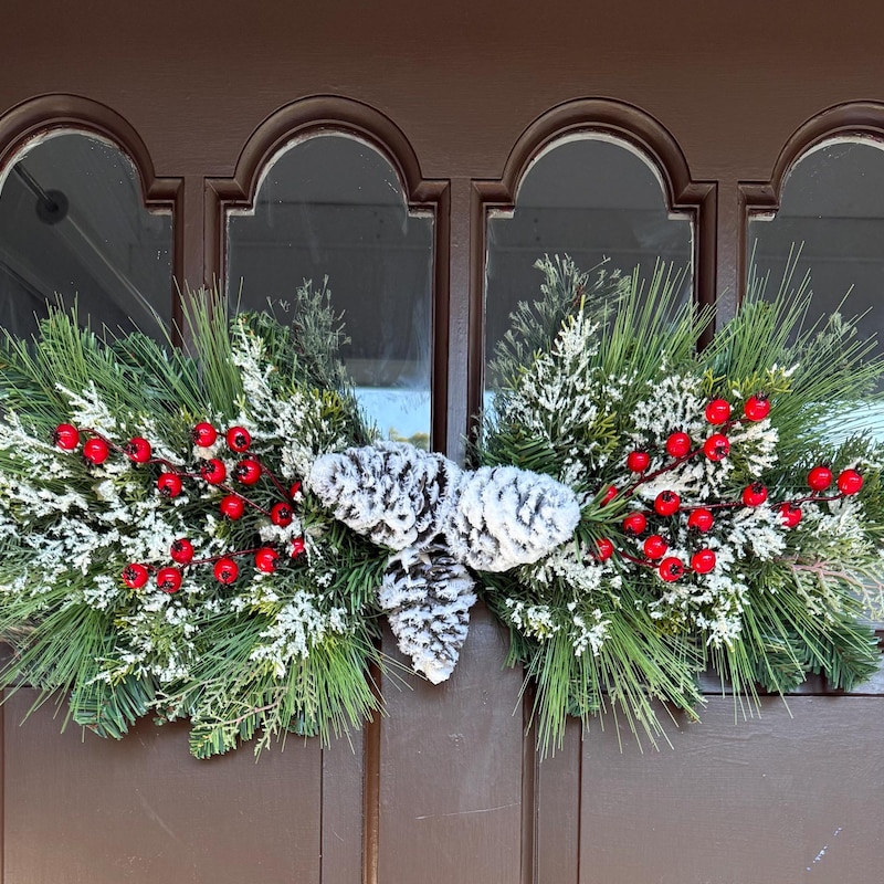 Christmas Window Swag - Etsy