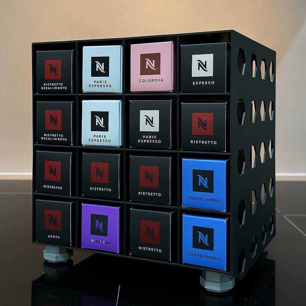 Nespresso ORIGINAL Pod Coffee Sleeve Holder & Organizer for Closet ...