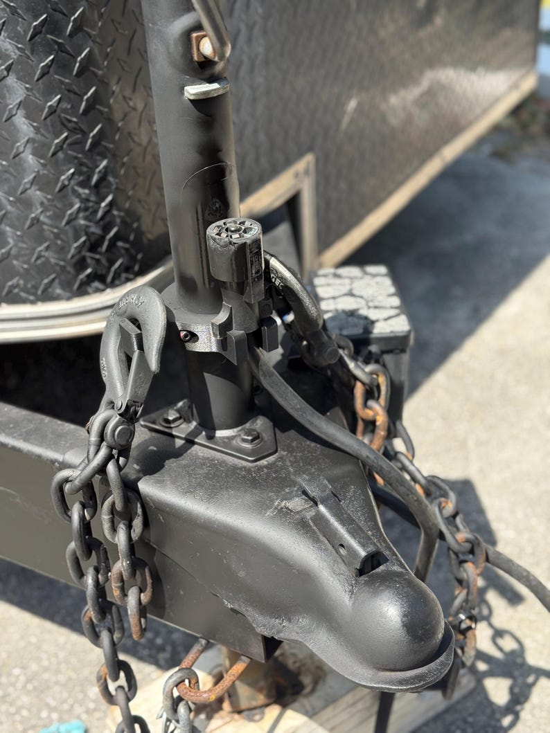 RV Trailer Safety Chain & Cable Holder – Easy Mount Towing Organizer - Etsy
