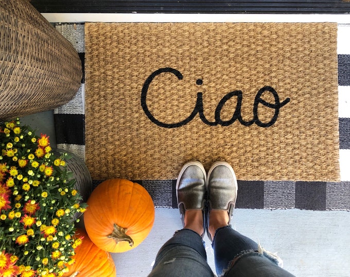 Ciao Welcome Mat! Quirky and Adorable Doormats for Fun People! - Etsy