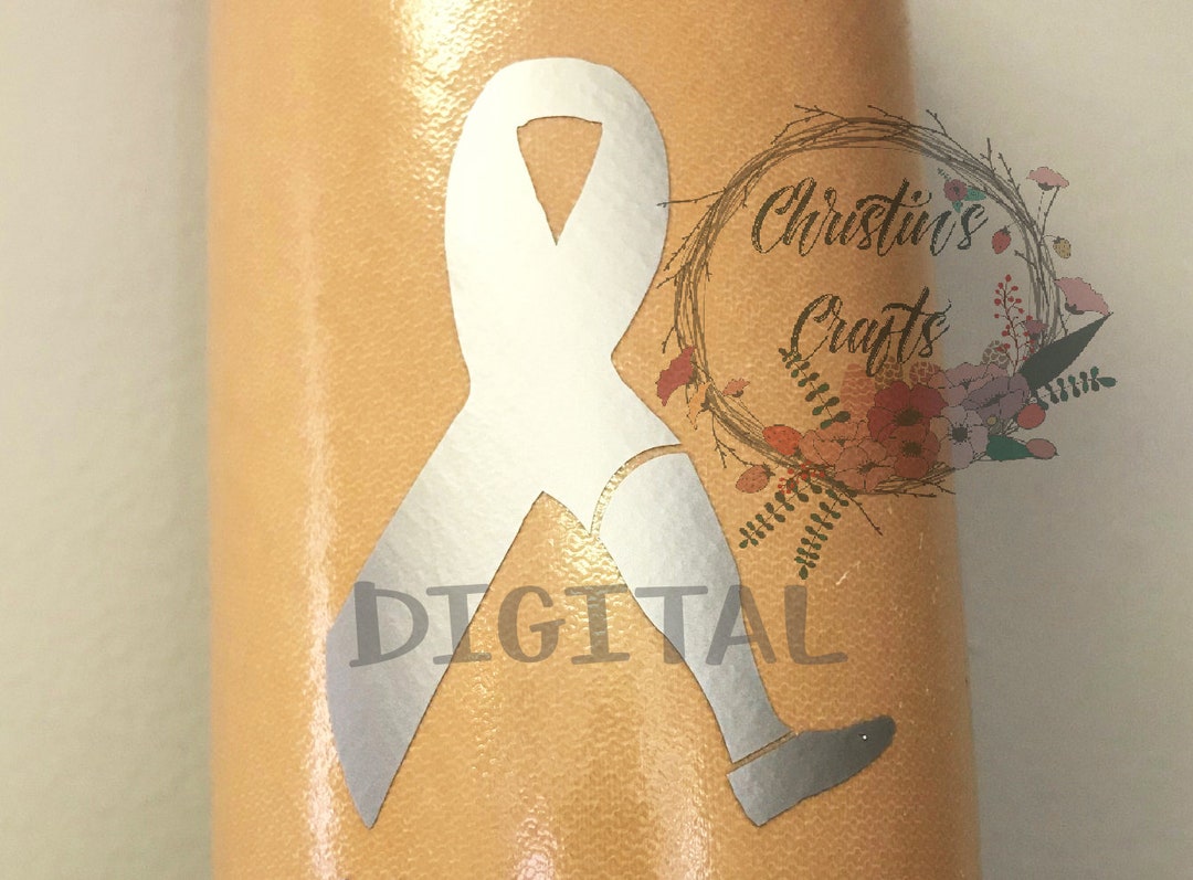 DIGITAL - Amputee Ribbon SVG File for Car, Window, Prosthetic or HTV ...