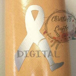 DIGITAL - Amputee Ribbon SVG File for Car, Window, Prosthetic or HTV ...