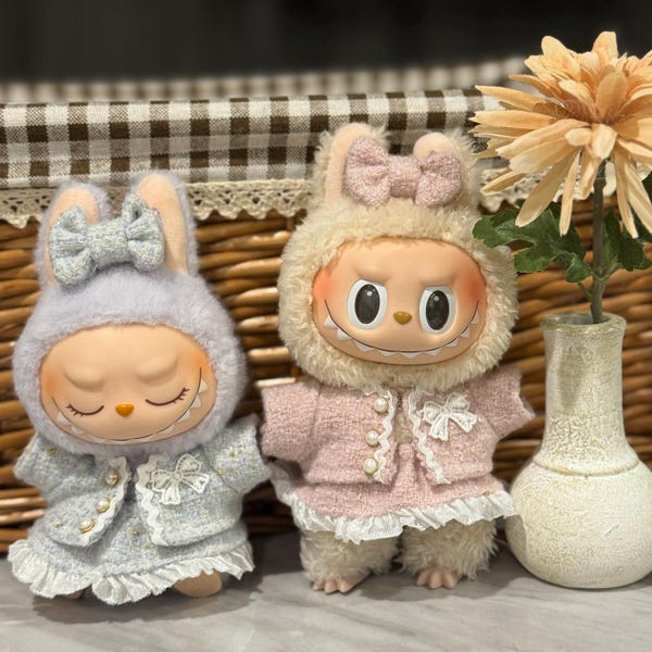 Pink Labubu Doll - Etsy