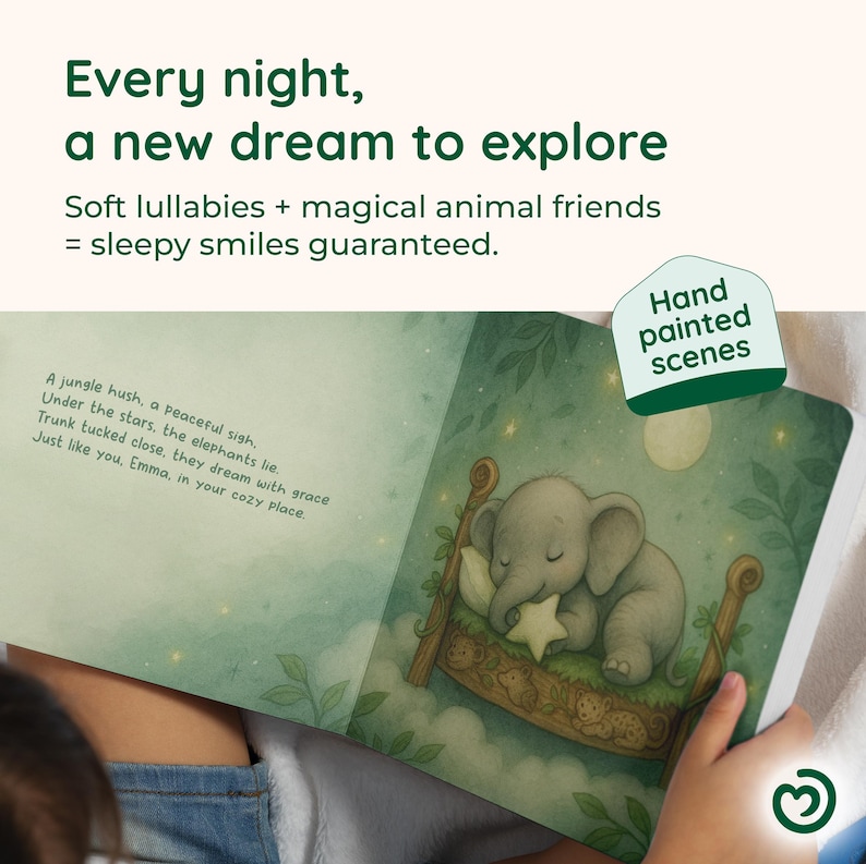 Personalized Baby Story Book With Name Custom Baby Animal Storybook ...