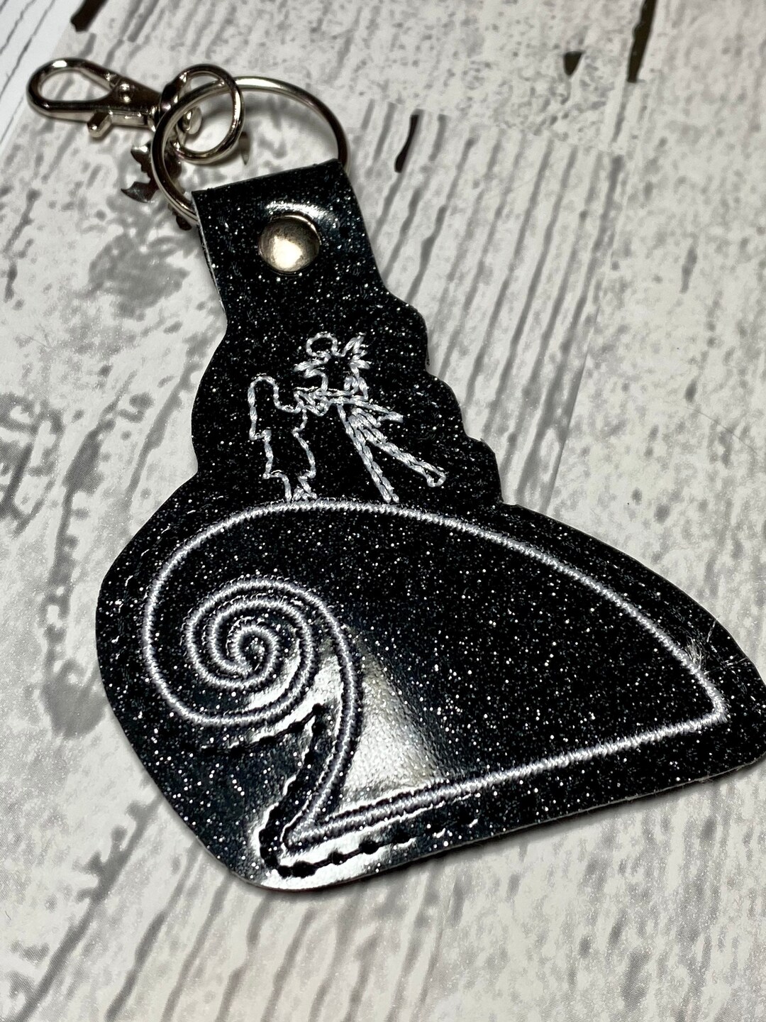 Jack and Sally - Key Tag - Snap Tab - Bag Tag - Zipper Pull - Etsy
