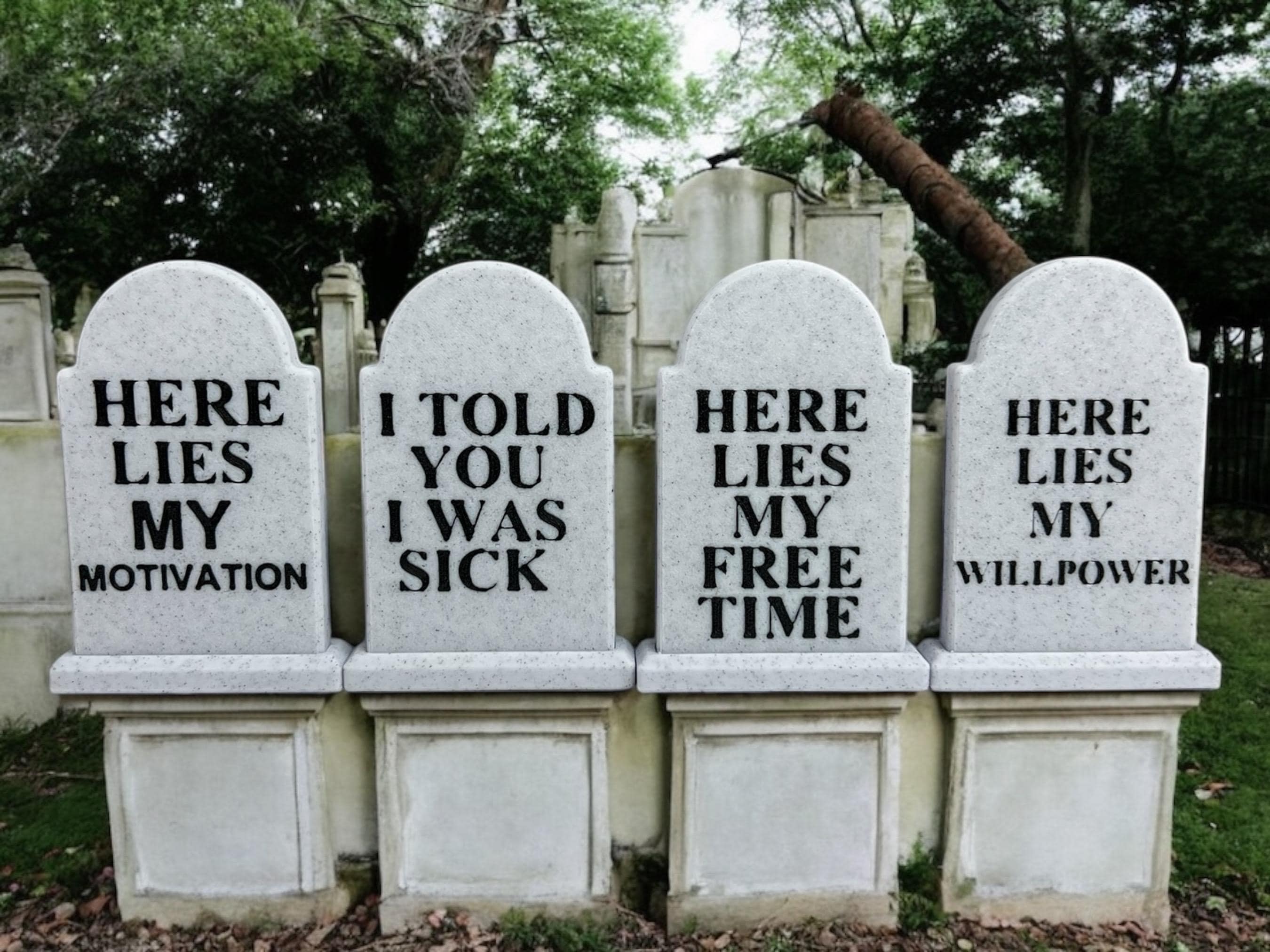 Funny Mini Tombstone Desk Décor – Halloween Gag Gift - Etsy