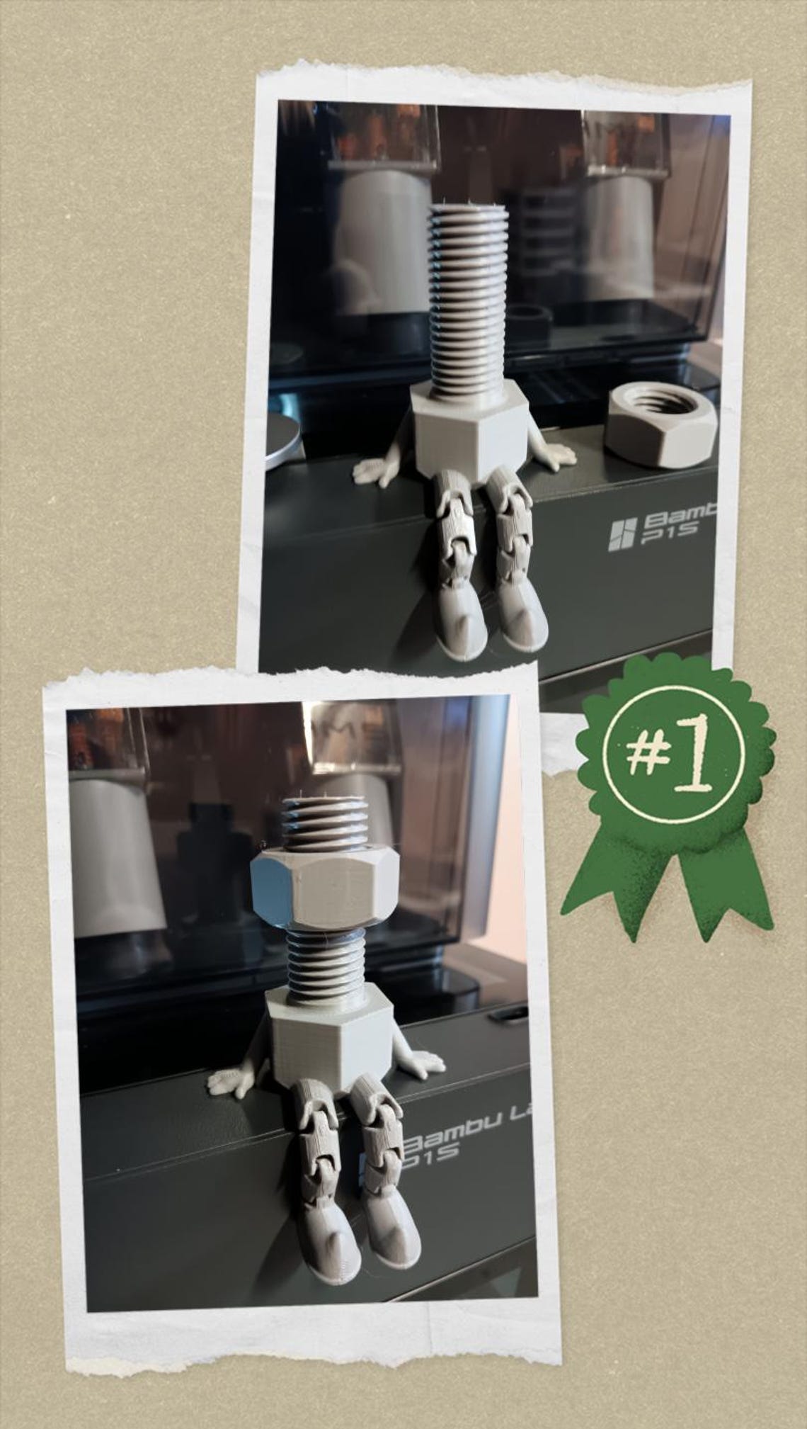 Articulated Buddy – Fun Desk Toy | Bolt, Golf Ball, Ice Cream ...