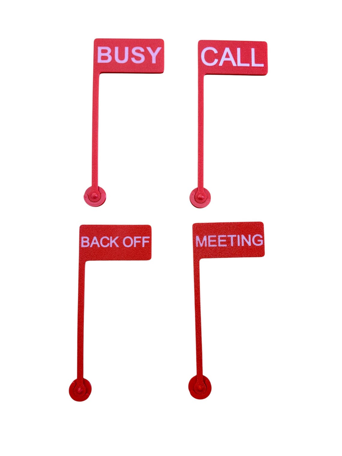 Busy Sign Monitor Flag – Desk Privacy Sign for Office & Work From Home ...