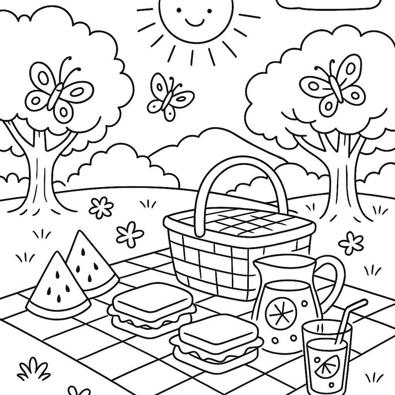 Summer Coloring Book – Printable PDF | Fun Coloring Pages for Kids ...