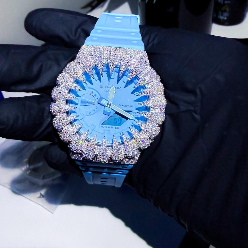 Iced Out Watch G Shock - Etsy