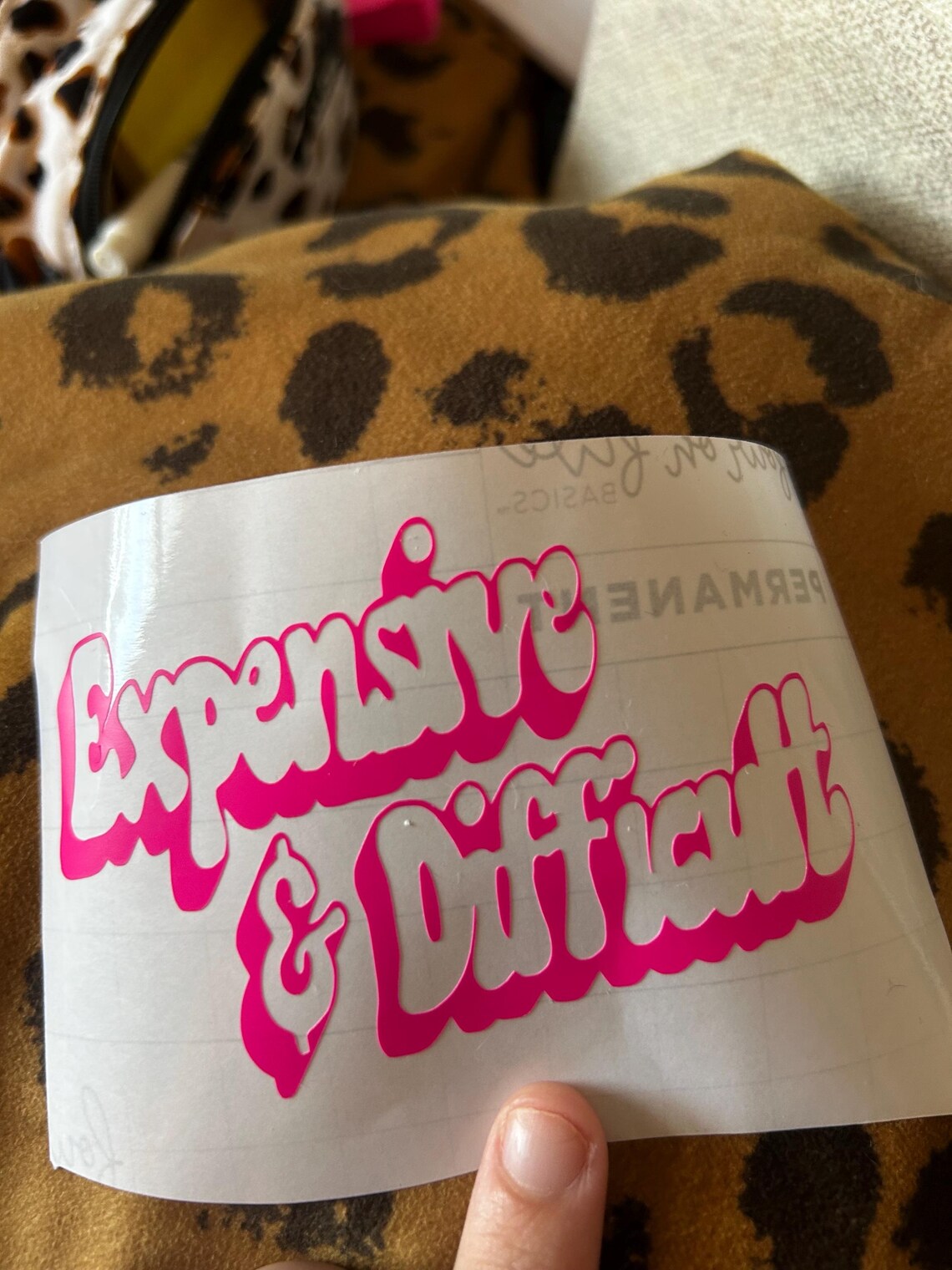 Expensive and Difficult Decal, Decals for Her, Girl Car/truck Decals ...