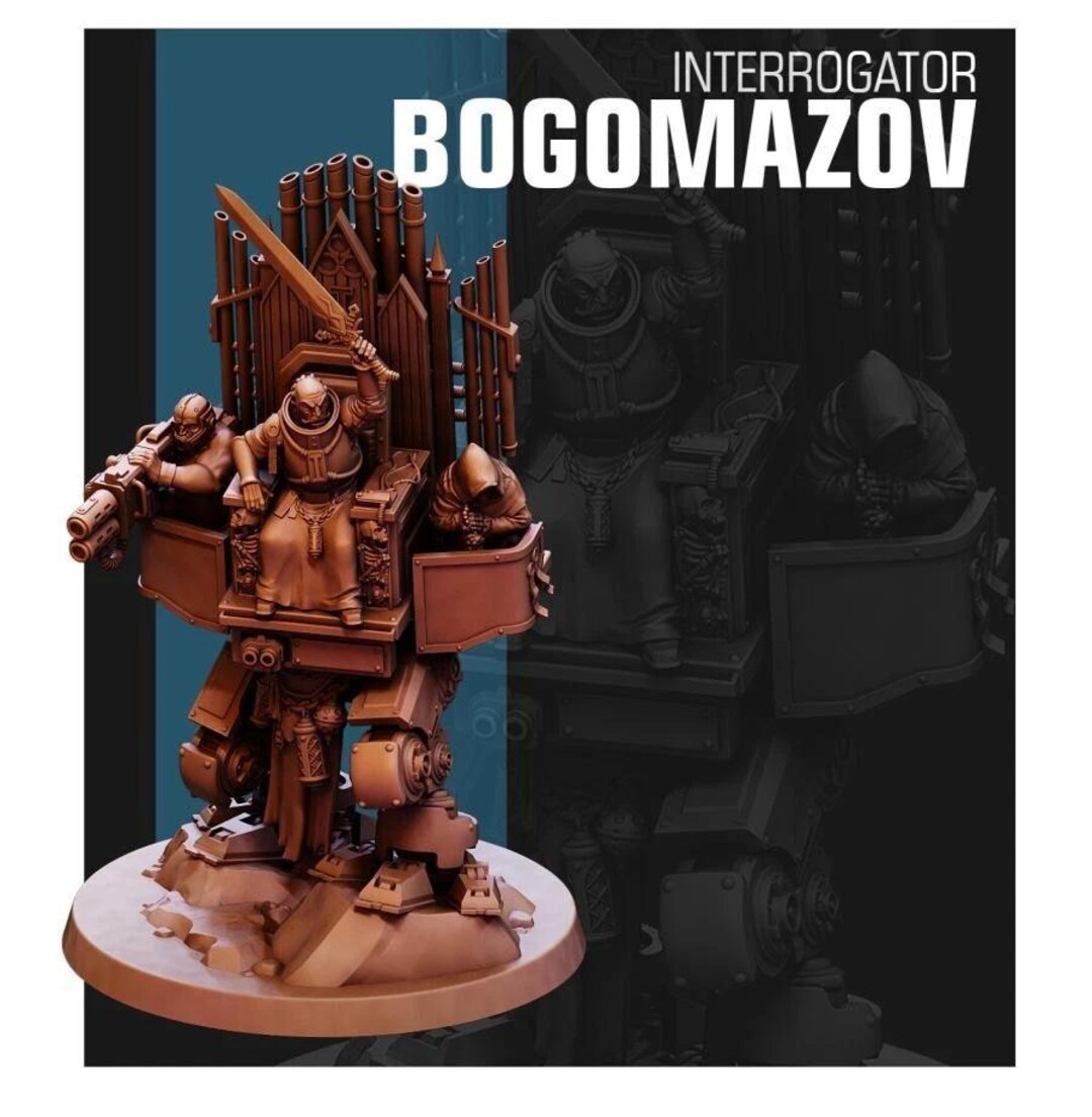 Red Pilgrim - Interrogator Bogomazov - Compatible With Grimdark Future ...