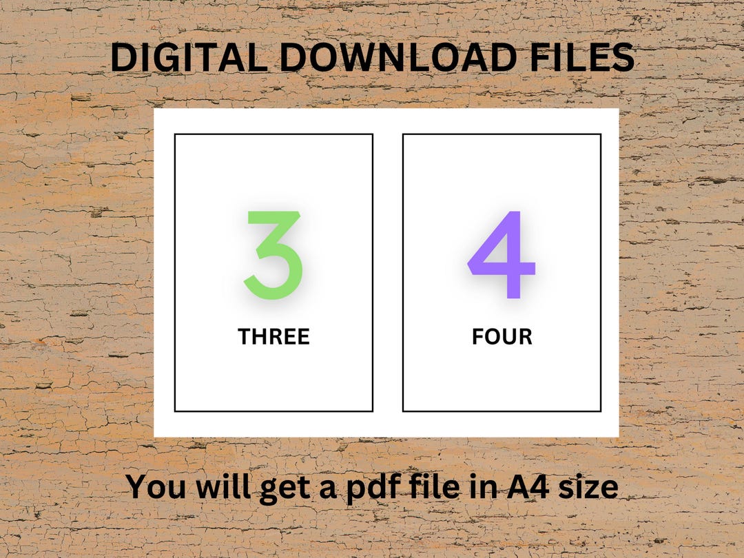 Numbers Flash Cards | Colorful 123 Flashcard| Baby Learn Number| 123 ...
