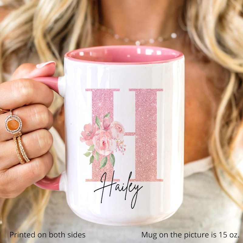 Initial Mugs - Etsy