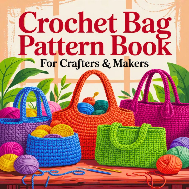 Stylish Reusable Tote, Market, & Handbag Patterns | Easy DIY Crochet ...