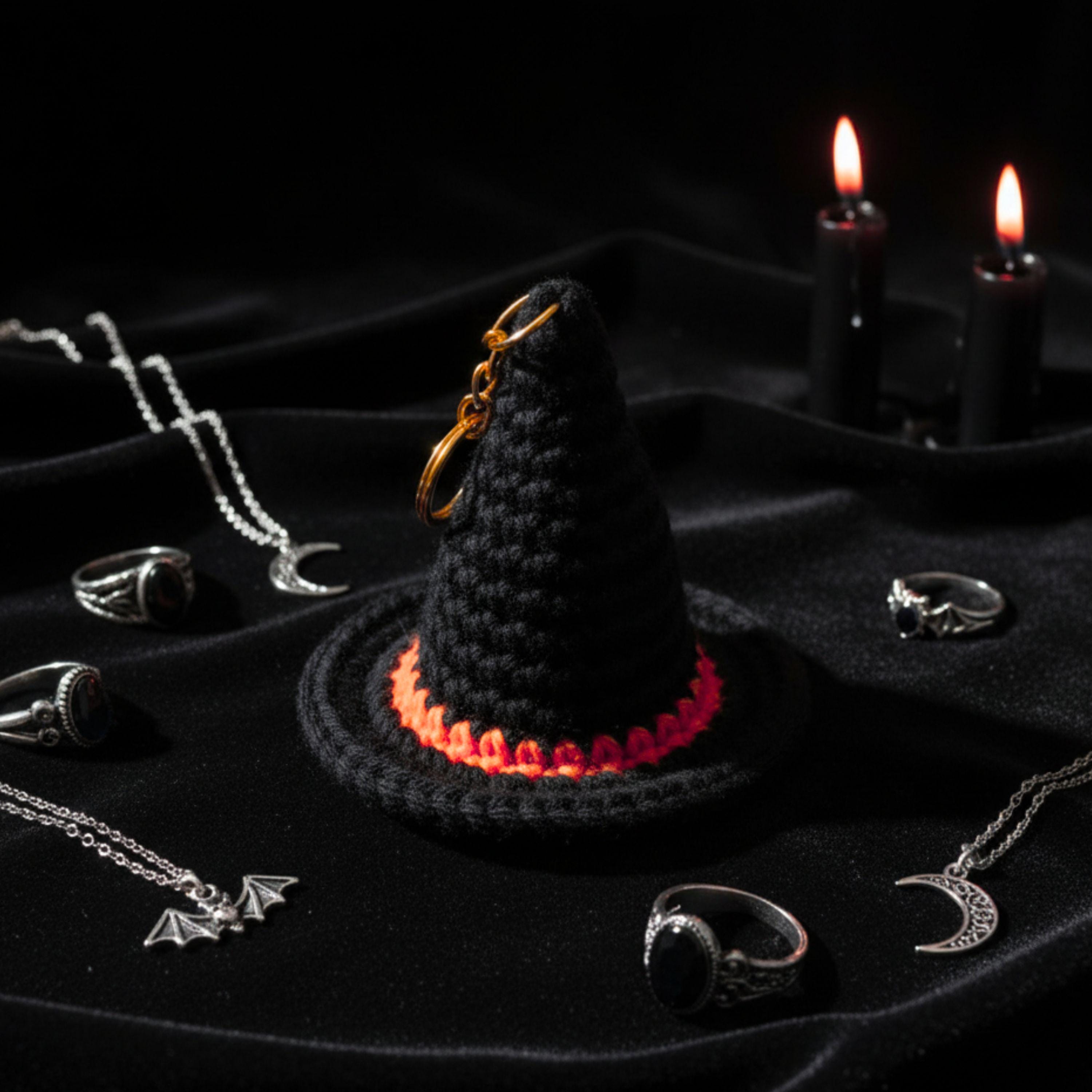 Witch Hat Keychain Crochet Pattern: Beginner Halloween Amigurumi (PDF ...