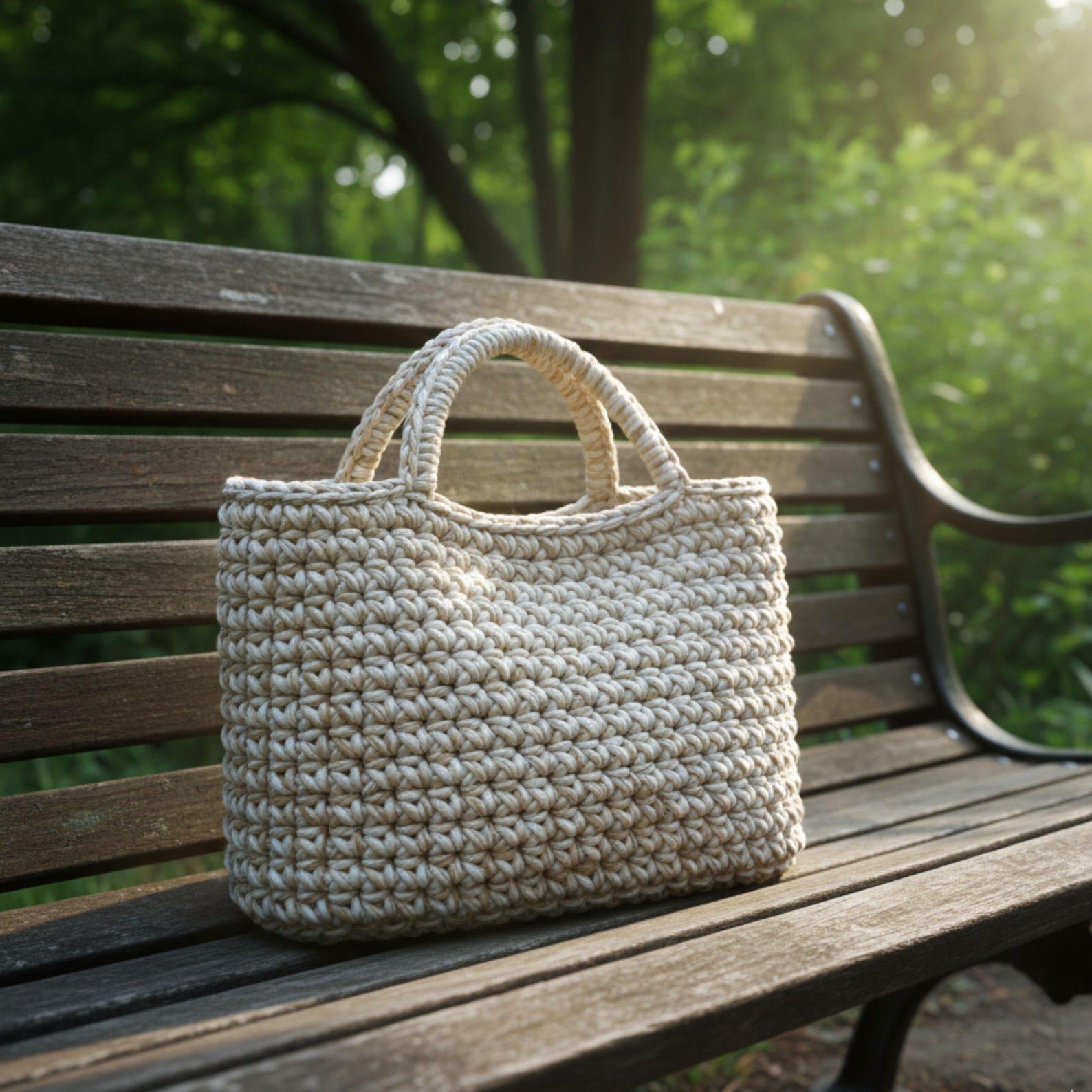 Crochet Purse & Handbag Pattern PDF | Beginner Tote Crochet Tutorial ...
