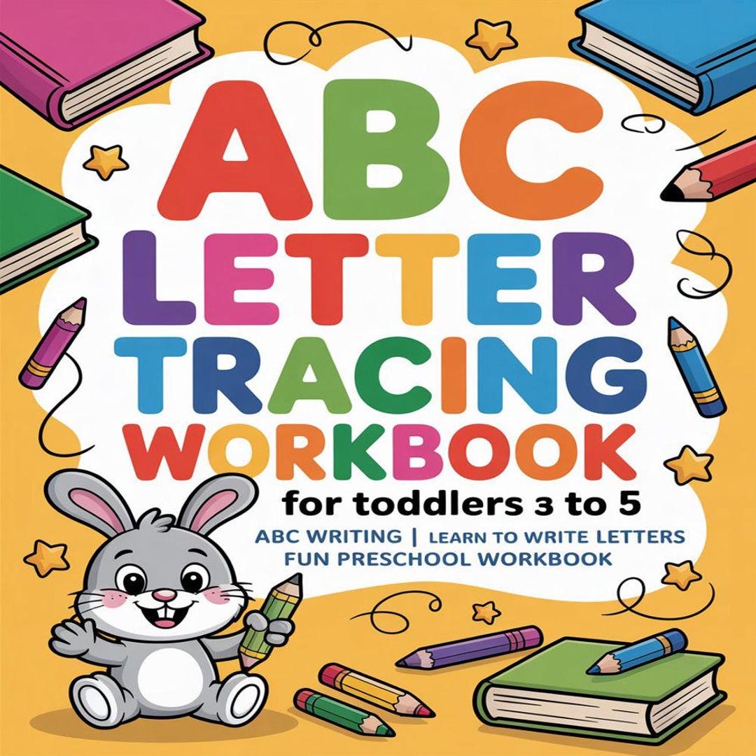 ABC Letter Tracing Workbook for Toddlers Ages 3-5 | ABC Alphabet ...