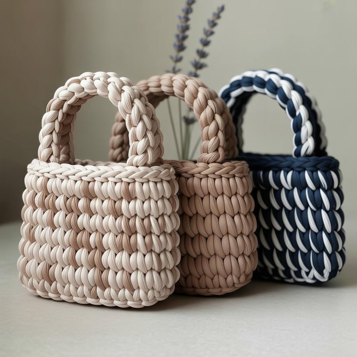 Crochet Mini Bag Pattern PDF | Easy Beginner-friendly Purse, Tote ...