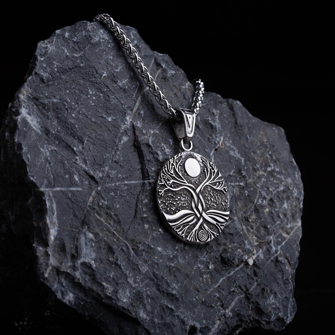 Viking Tree of Life Necklace, Celtic Tree of Life Pendant, Norse Tree ...