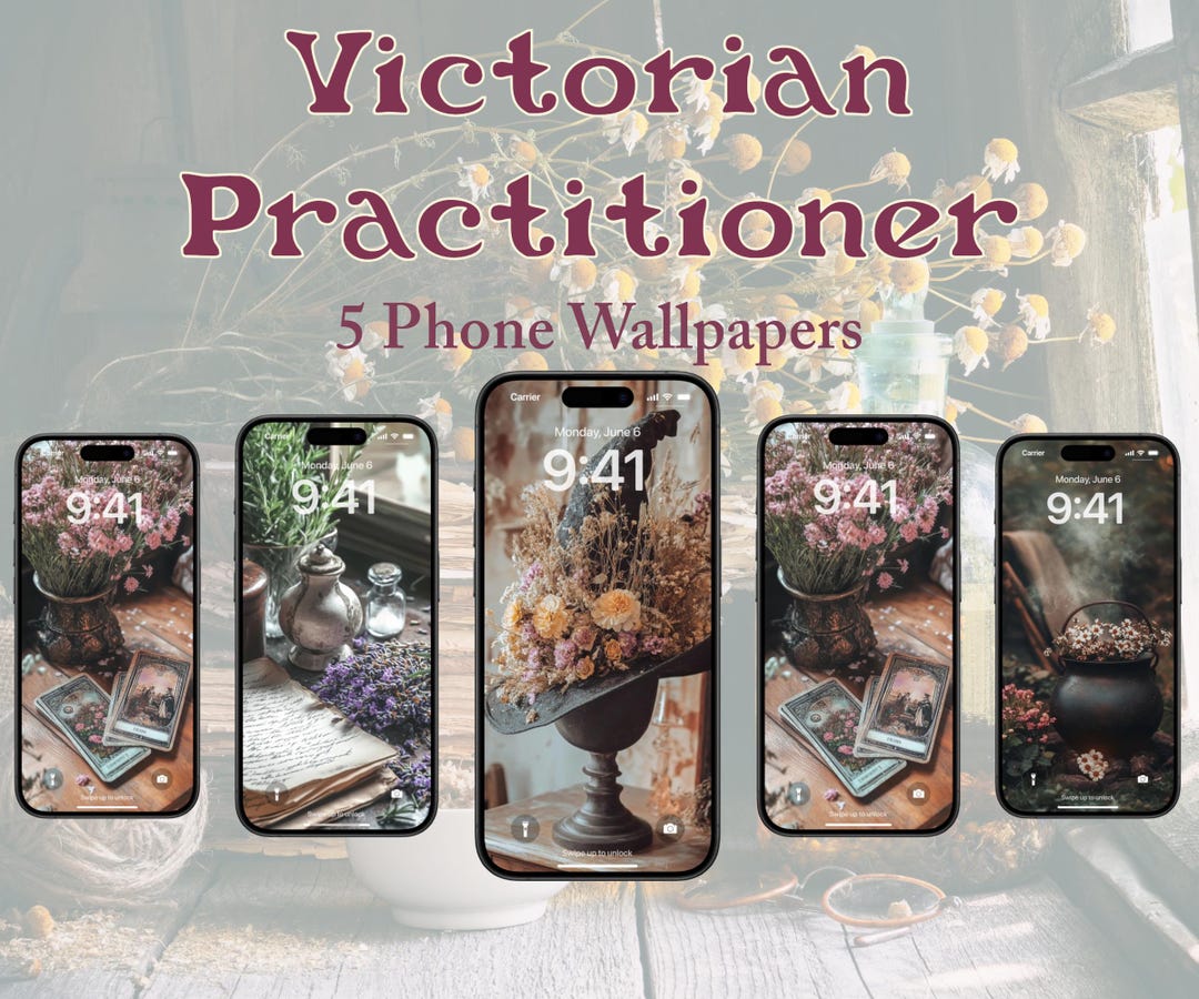 Victorian Witch Phone Wallpapers Collection, Phone Backgrounds Iphone ...