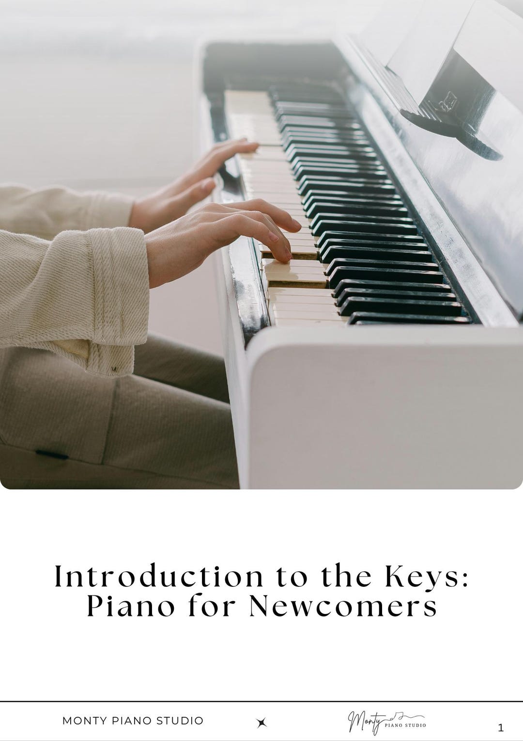 FULL Adult Beginner Piano Coursebook (lessons 1-10) - Etsy