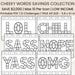 Words Savings Challenge Bundle | Money Tracker | Cheeky Words Puzzle ...