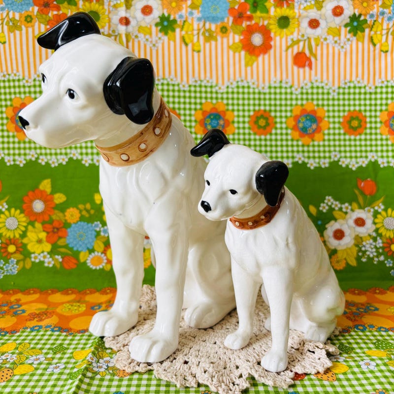 Kitsch Dog Figurine - Etsy