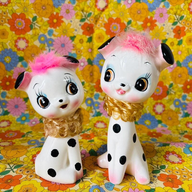 Kitsch Dog Figurine - Etsy