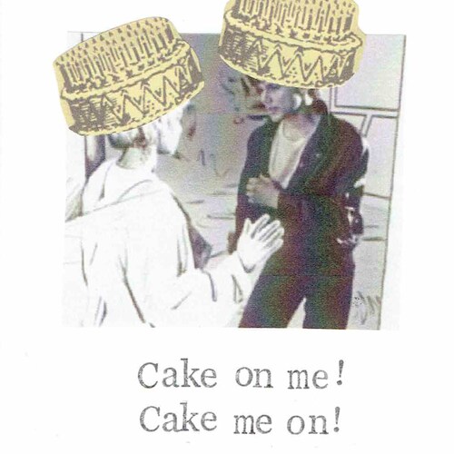 Cake on Me A-ha Birthday Card Funny 80's Retro Music | Etsy