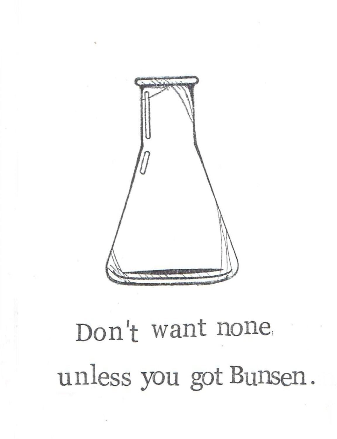 Unless You Got Bunsen Card | Chemistry Valentine Pun Funny Science ...