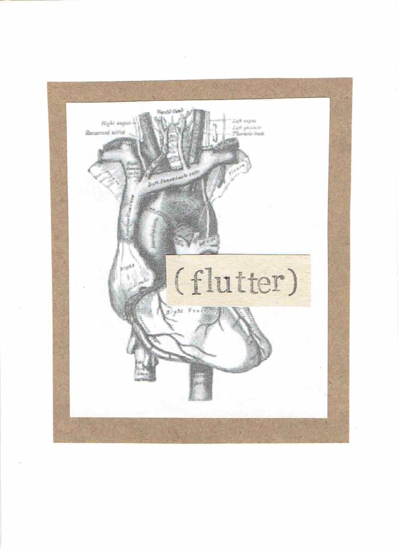 Anatomical Heart Flutter Funny Valentine's Day Card | Medical Humor ...