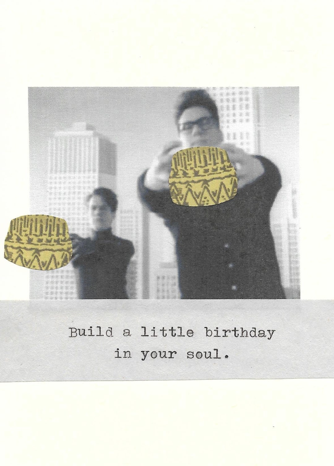 Build A Little Birthday in Your Soul Funny TMBG Birthday Card They ...